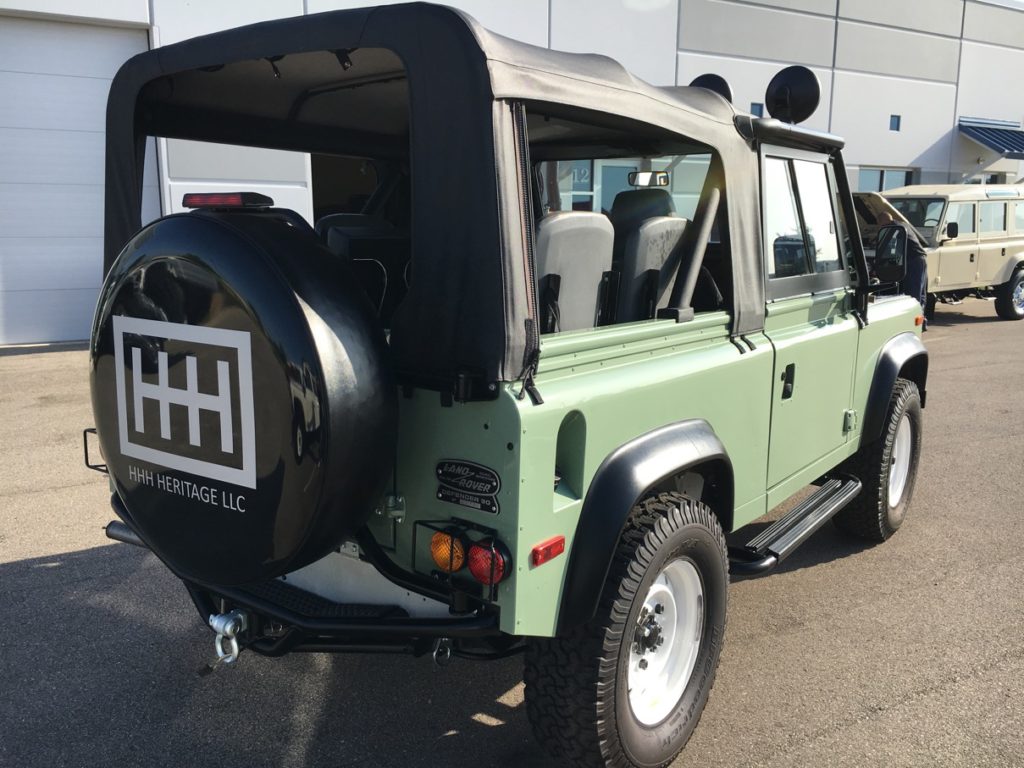 HHH Heritage – NAS Defender 90 original chassis galvanized, complete ...